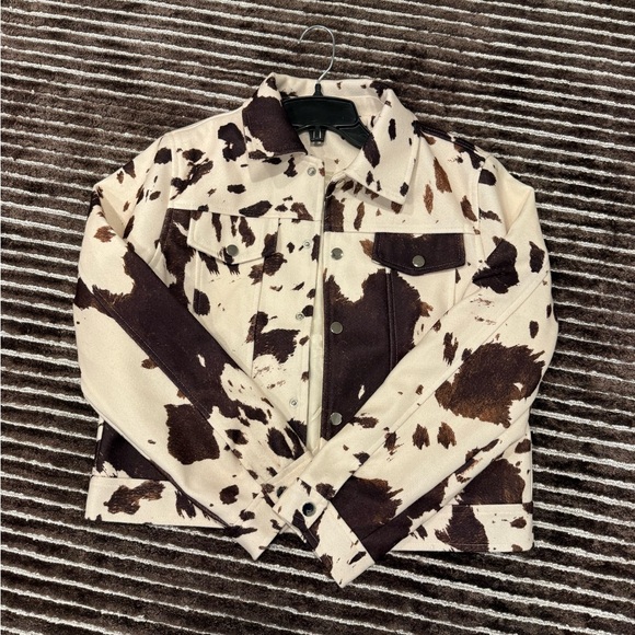 Jackets & Coats | New Cow Print Jacket | Poshmark